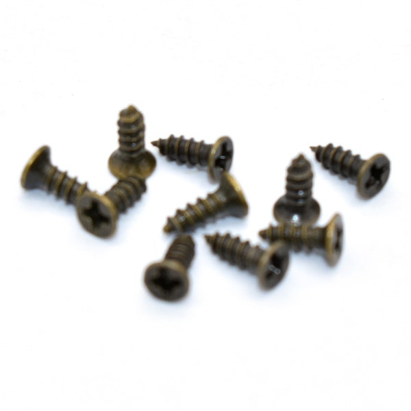 Miniature Wood Screws - Etsy