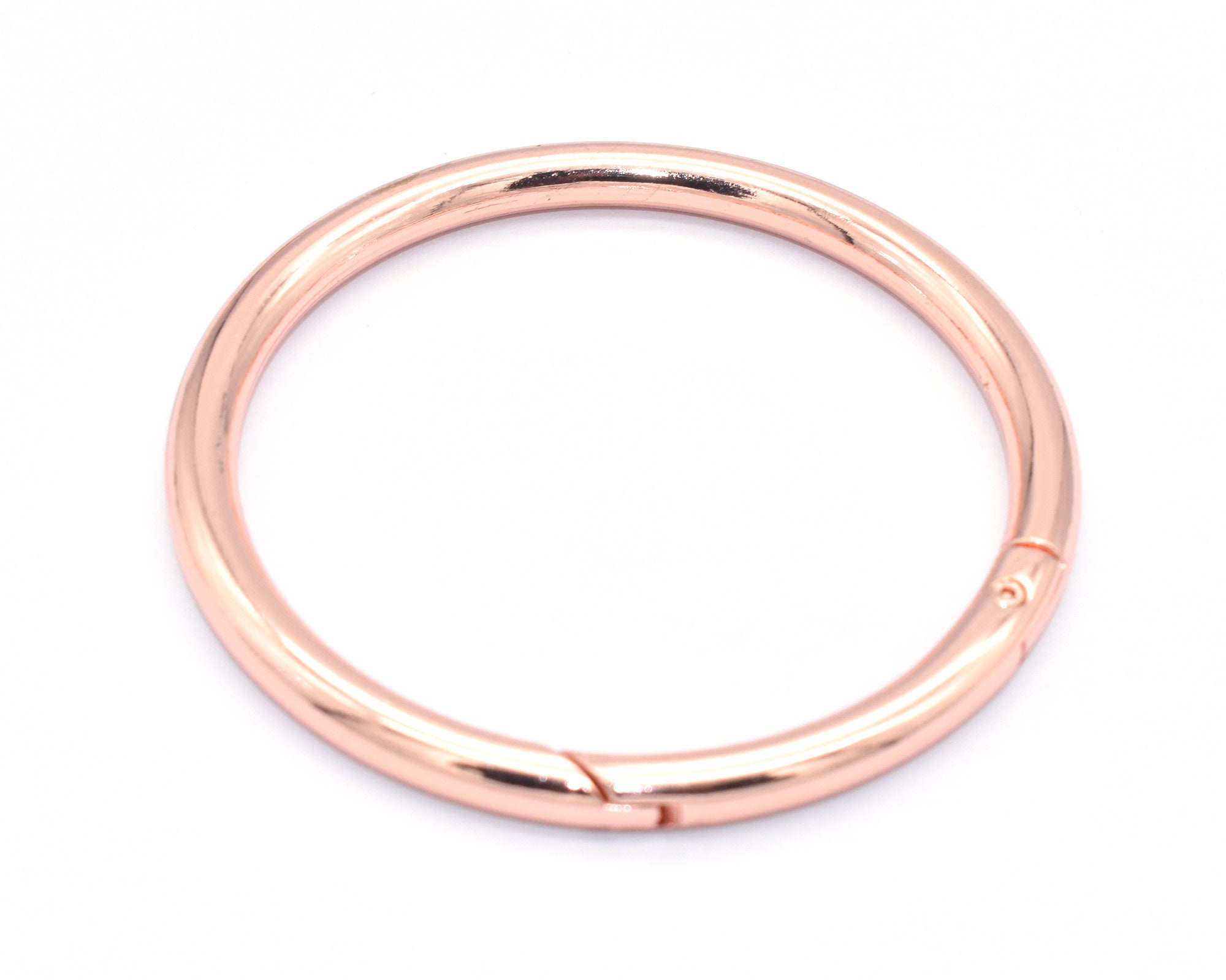 Large Spring Ring Round Spring Gate Ring Spring Ring Clasp - Etsy UK