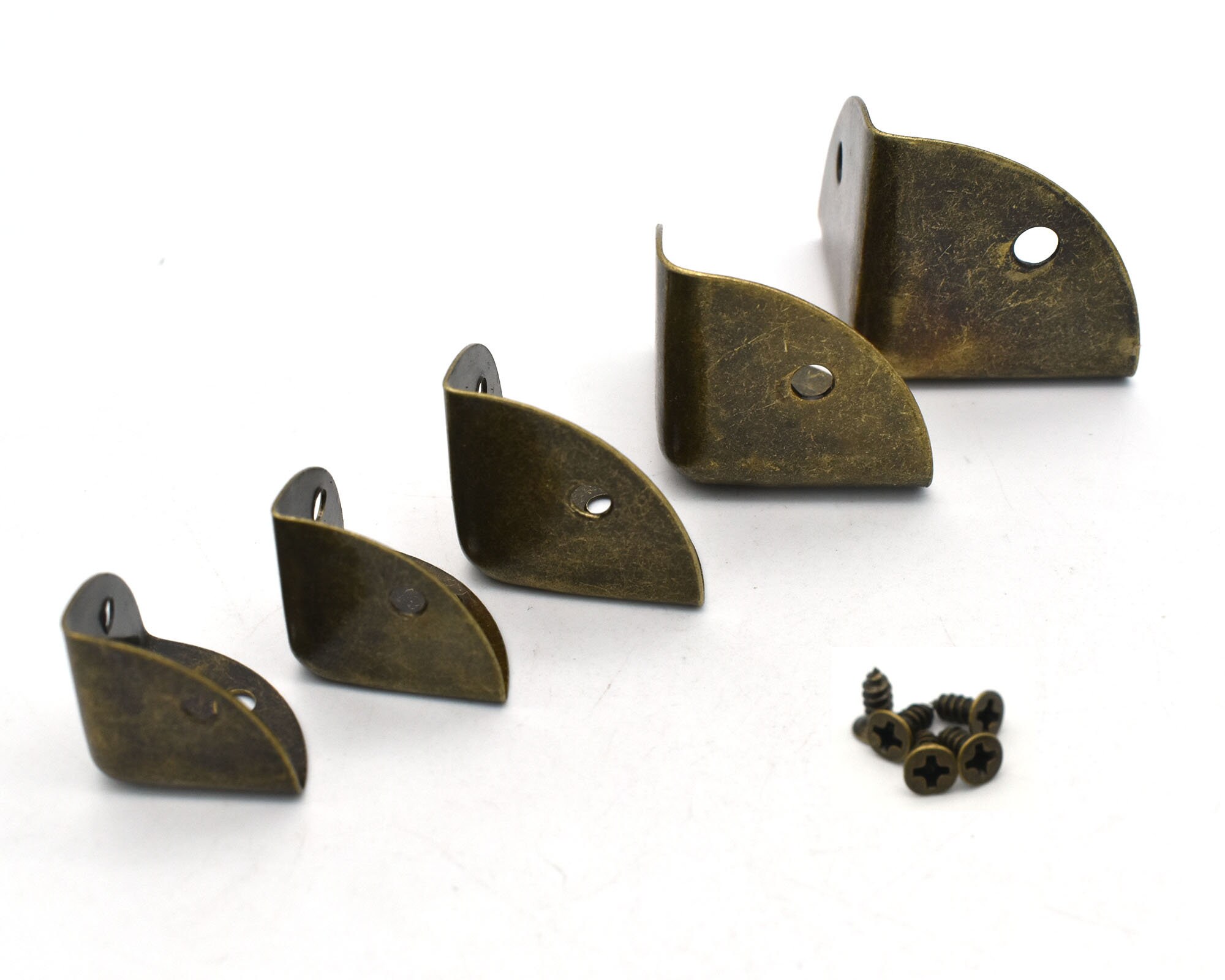 20-35mm Bronze Vintage Box Corner Protector Triangle Metal Box - Etsy
