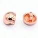 9mm Rose Gold Hemispherical Fasteners Smooth Surface Fasteners ...