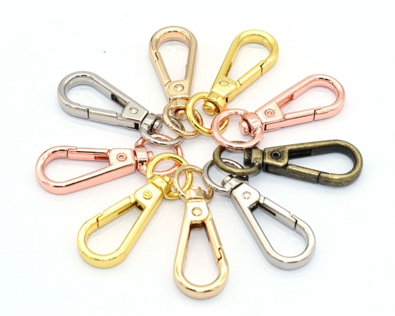 12mm Gold Swivel Snap Hooks Swivel Clasp Push Gate Hook - Etsy