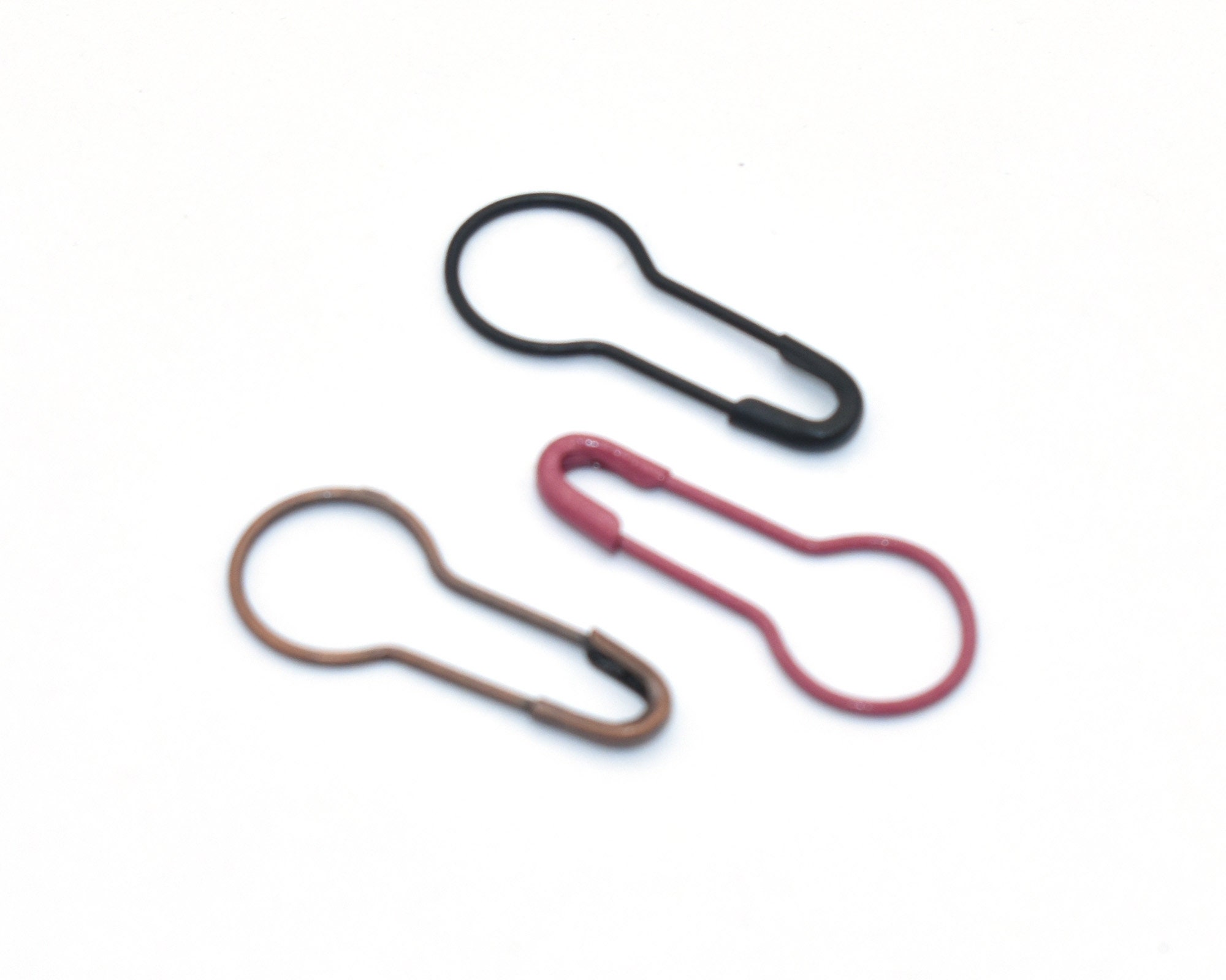 Mini colorful pear safety pins Bulb Safety Pins metal brooch | Etsy