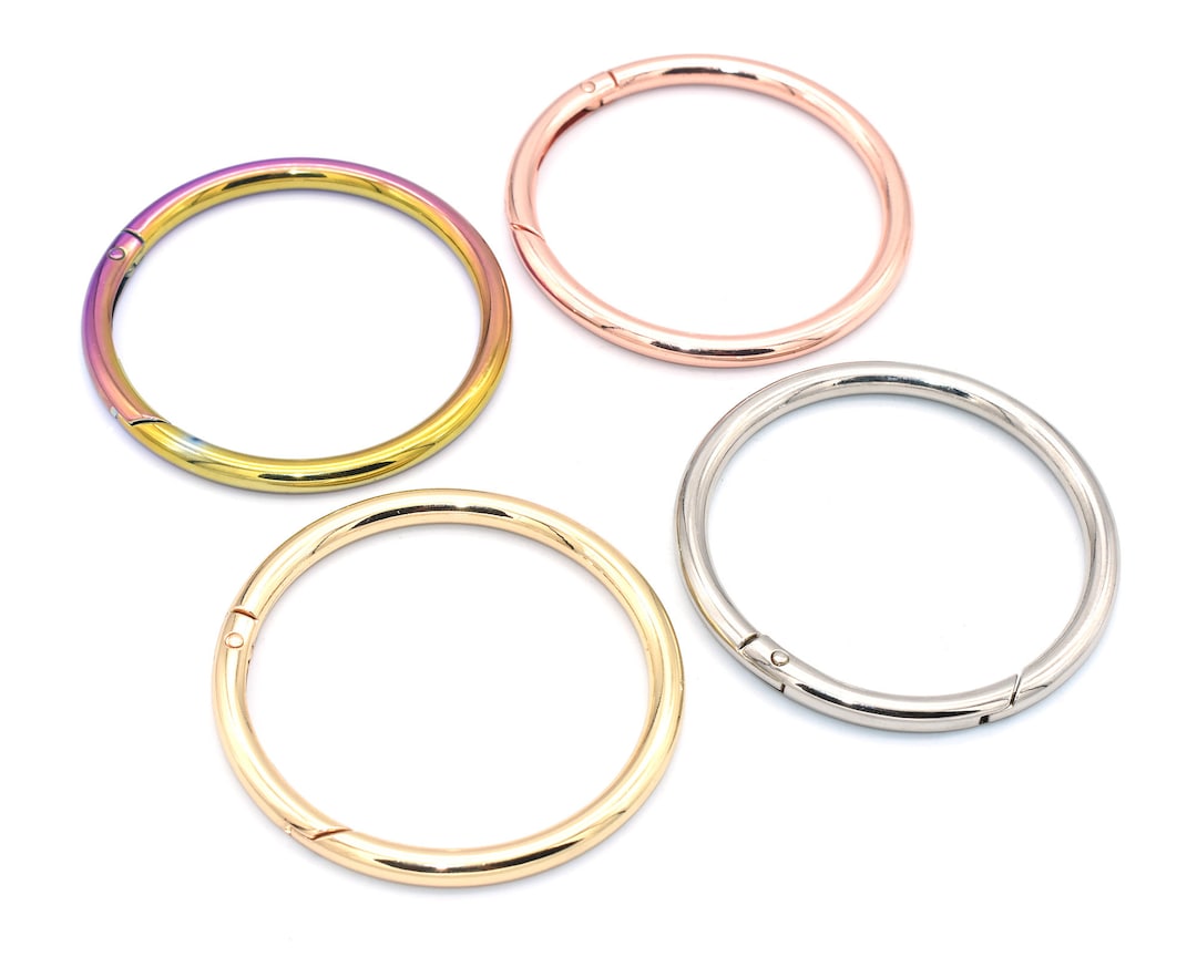 Large Spring Ring Round Spring Gate Ring Spring Ring Clasp Snap Hook ...