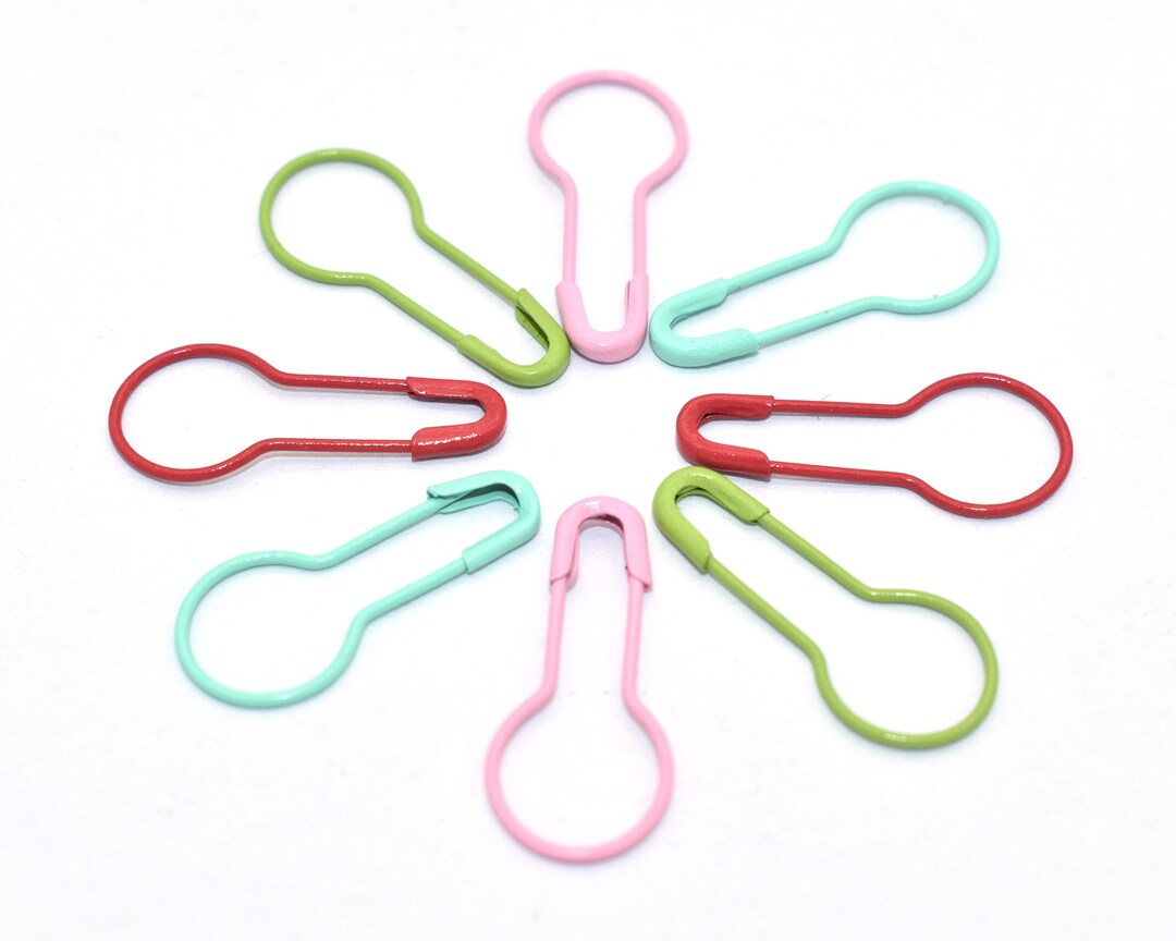 22mm Mini Bulb Safety Pins,colorful Pear Safety Pins,metal Brooch Pins ...
