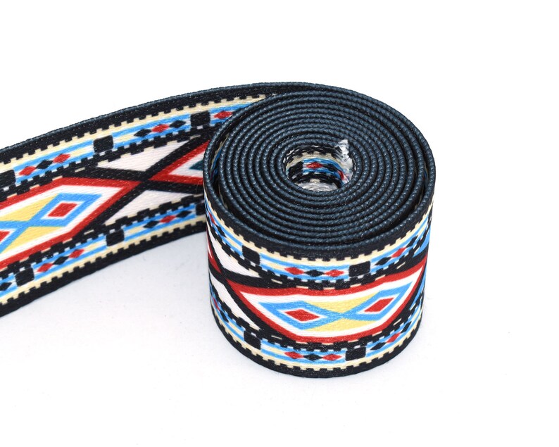 1.5"woven Ribbons Geometric Pattern Ribbon Knit Tape Ribbon Webbing ...