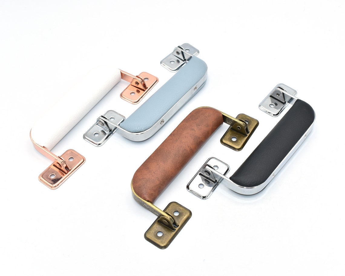 6'' Luggage Handle Leather 4 Color Handle Vintage | Etsy