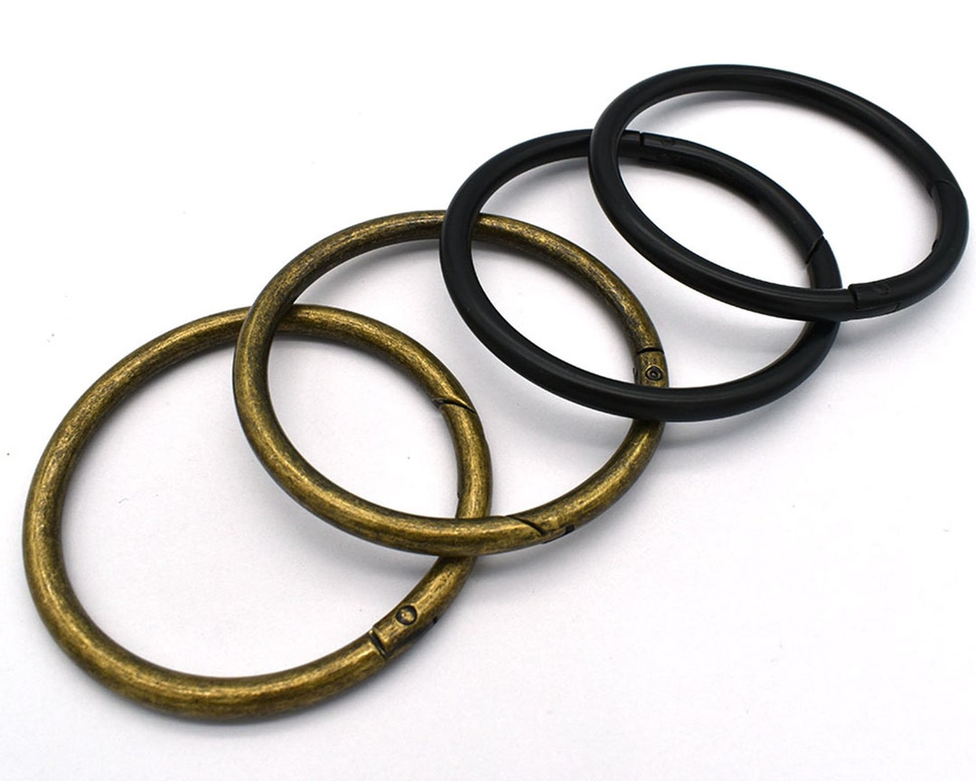 62mm Bronze Round O Ring Gate Spring Snap Hook Gate O Ring Metal Snap ...