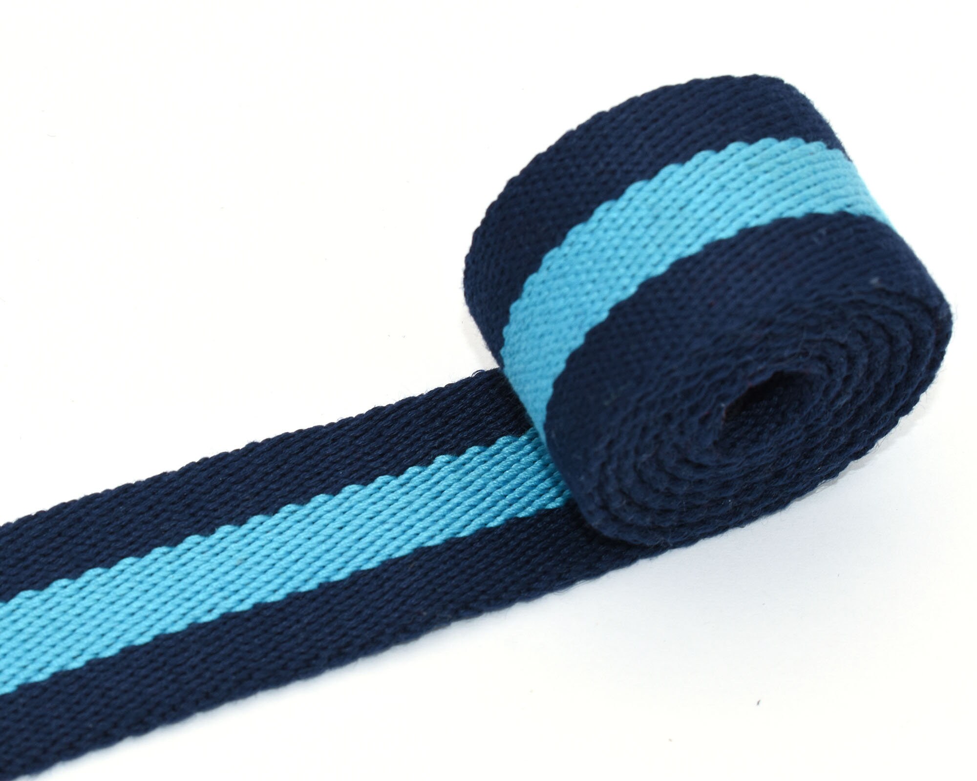 1.5 Blue Bag Webbing Belt Striated Webbing Jacquard - Etsy UK