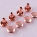 Rose Gold Double Cap Leather Rivets Fastener Snaps Metal Rapid Rivet ...