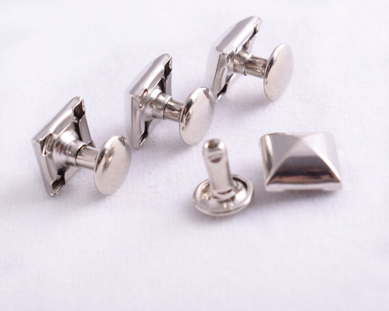 Metal Double Cap Rivets Studs Silver Rapid Rivet Studs - Etsy