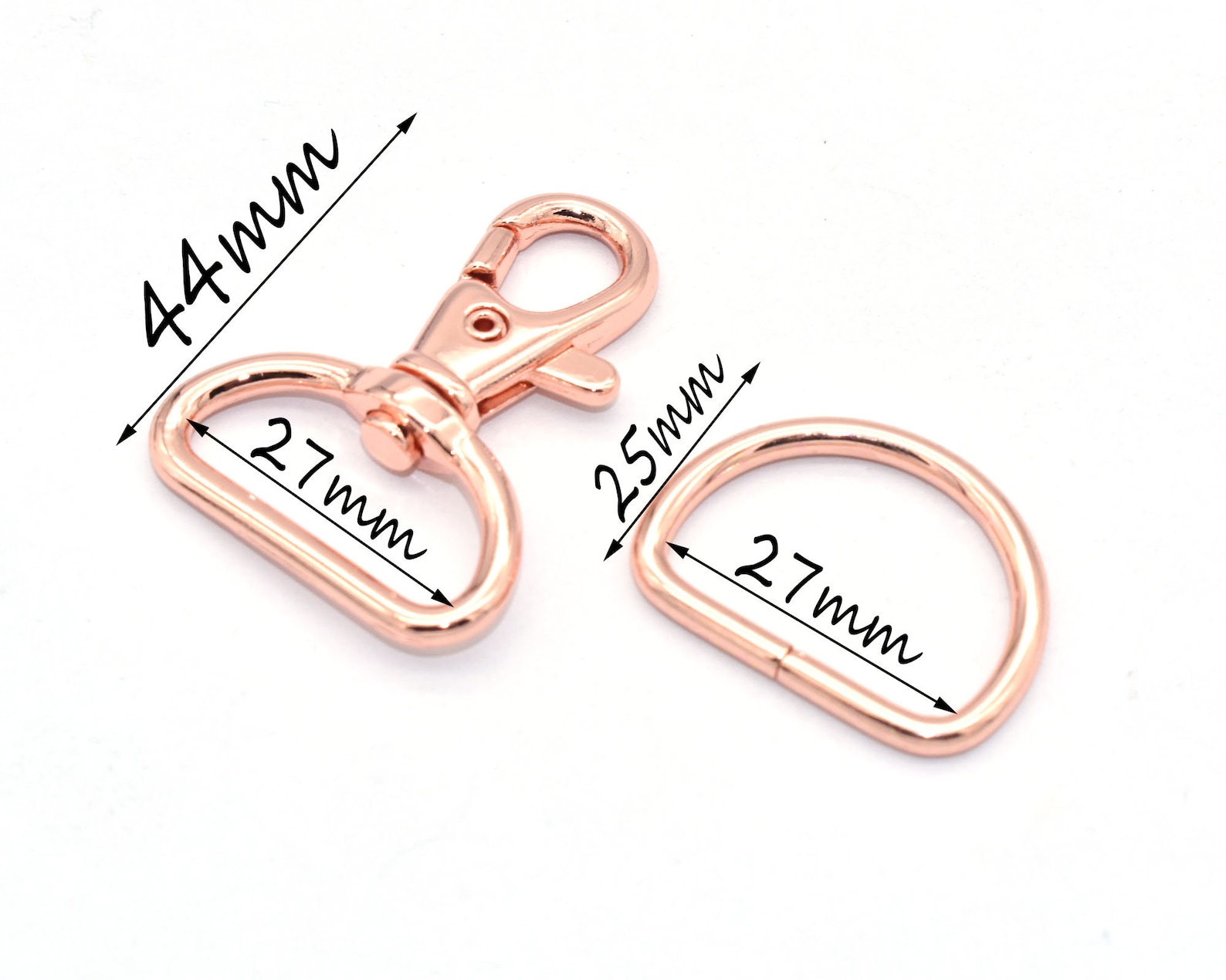 Swivel Clasp D Ring Lobster Clasps Claw Push Gate Trigger - Etsy