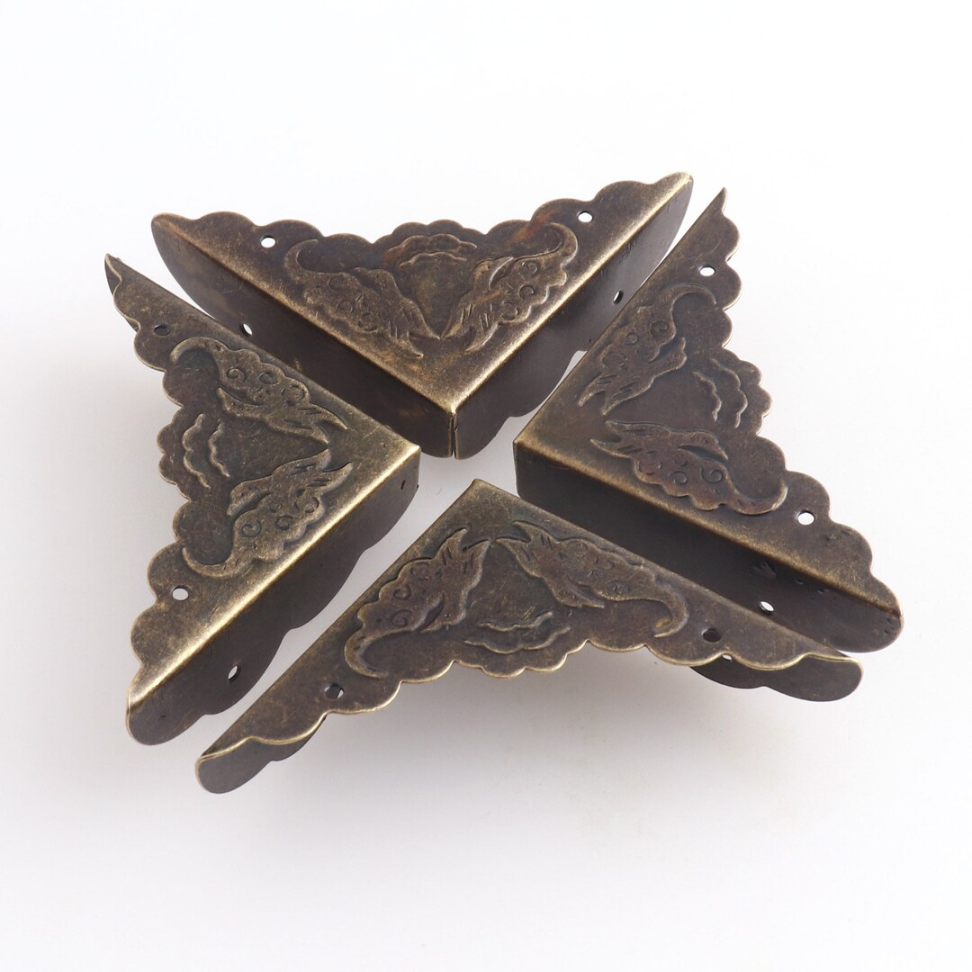 12 Pcs Box Corner Protector Decorative Corner Brackets for Jewelry Box ...