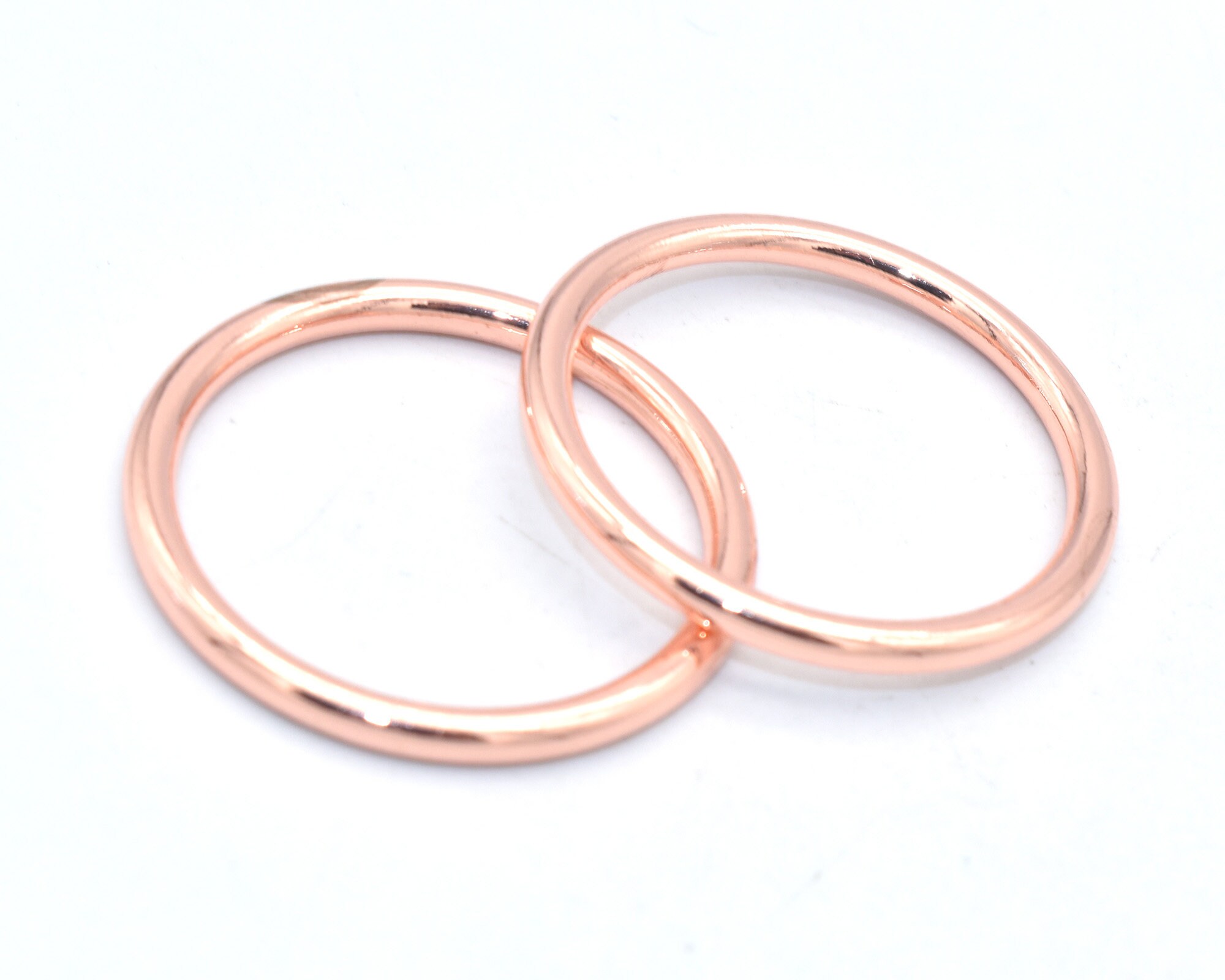 Rose Gold Round O Ring Loop Metal Closed Ring O Buckle Belt - Etsy