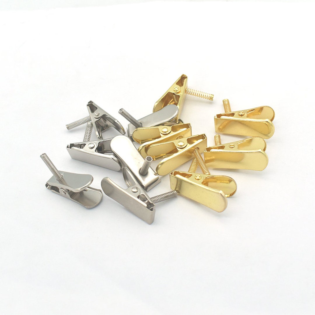 29mm Metal Alligator Clip Spring Clips Single Prong Clips With Spring ...