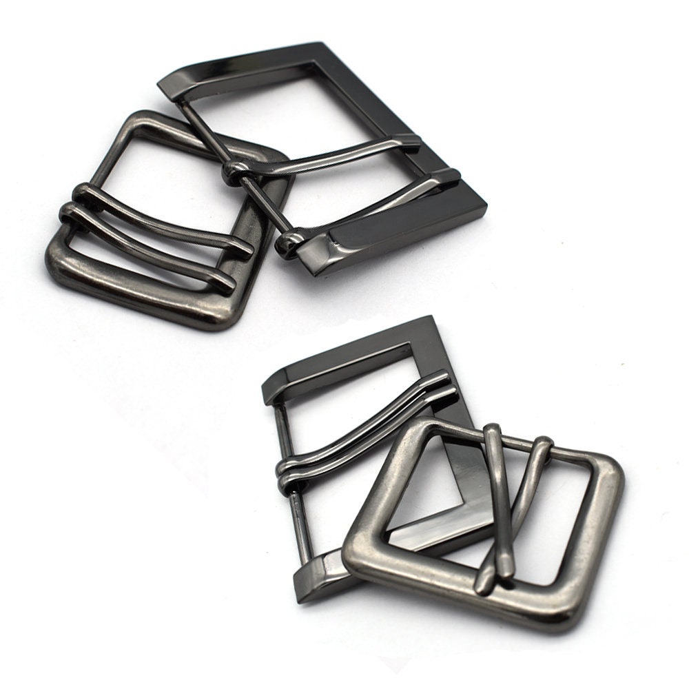 Large Double Pin Buckle Metal Black Buckle Double Pin - Etsy
