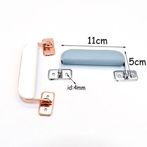 6'' Luggage Handle Leather 4 Color Handle Vintage Style Replacement ...