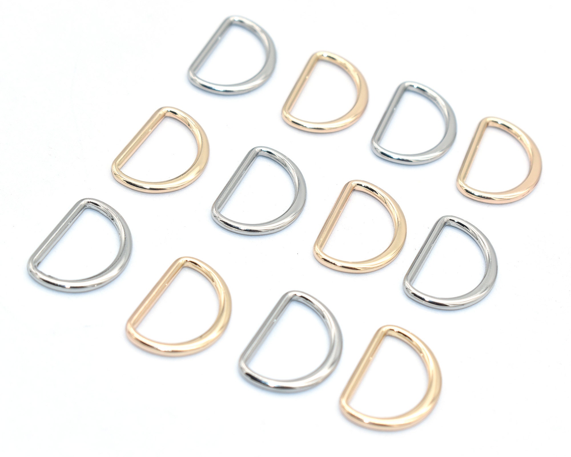 15mm Silver Metal D Ring Connector Loop D Bag Clasp Connector - Etsy UK