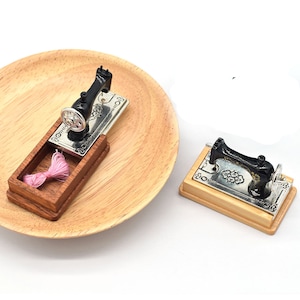 Handmade Vintage Mini Sewing Machine 2 Style Miniature Sewing Machine ...