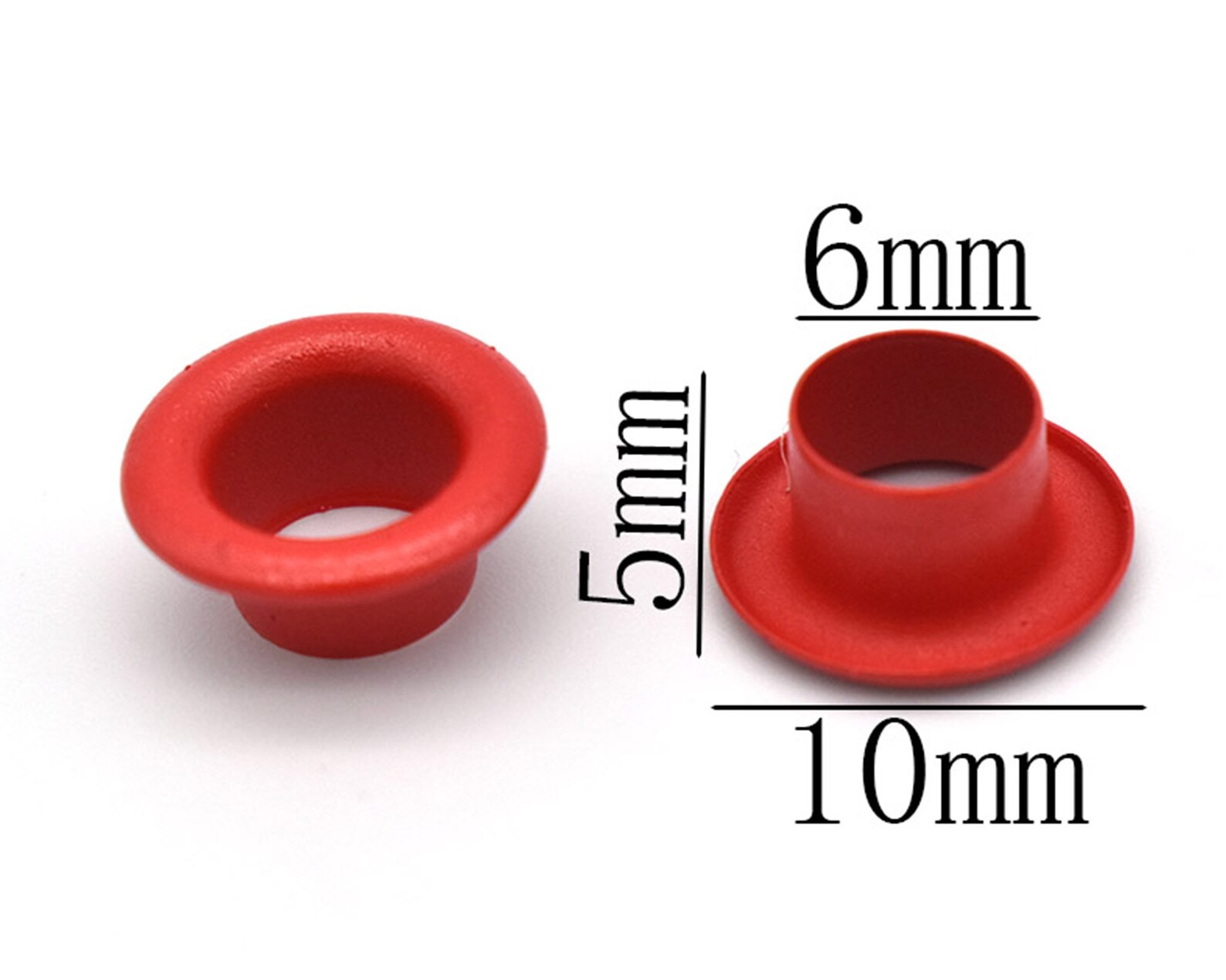 6mm Eyelet in 7 color Brass Eyelets Grommets Metal Eyelet For | Etsy