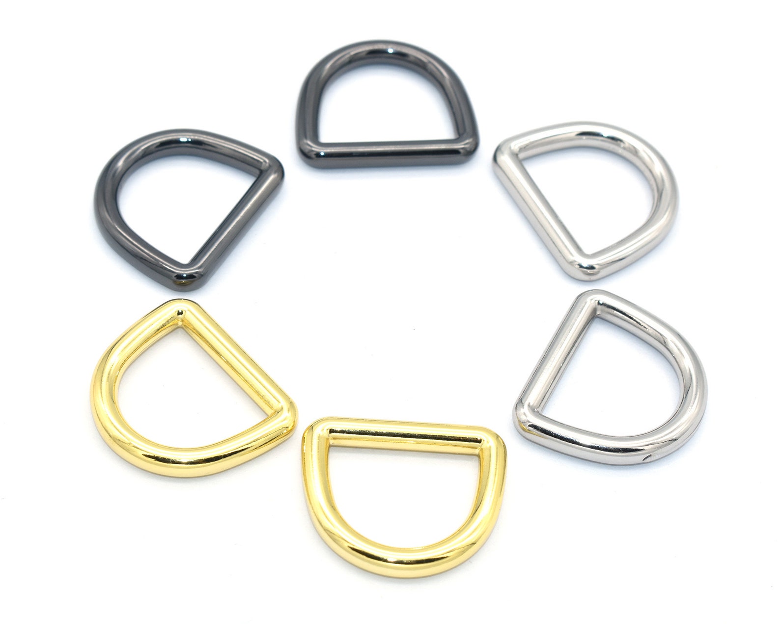 24mm Gold D Ring Clasp Metal D-ring Belt Strap Buckles D Bag - Etsy UK