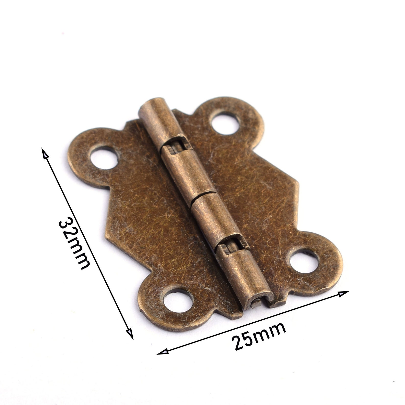 32mm Antique Butterfly Hinges Bronze Engraving Design Box - Etsy