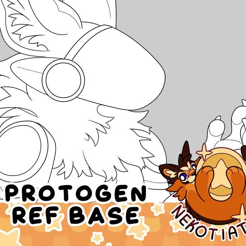Protogen Reference Sheet Base - Etsy