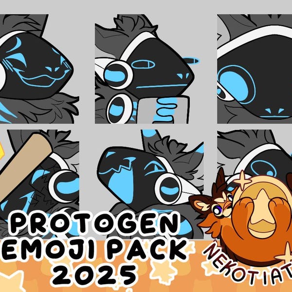 Protogen Mask - Etsy