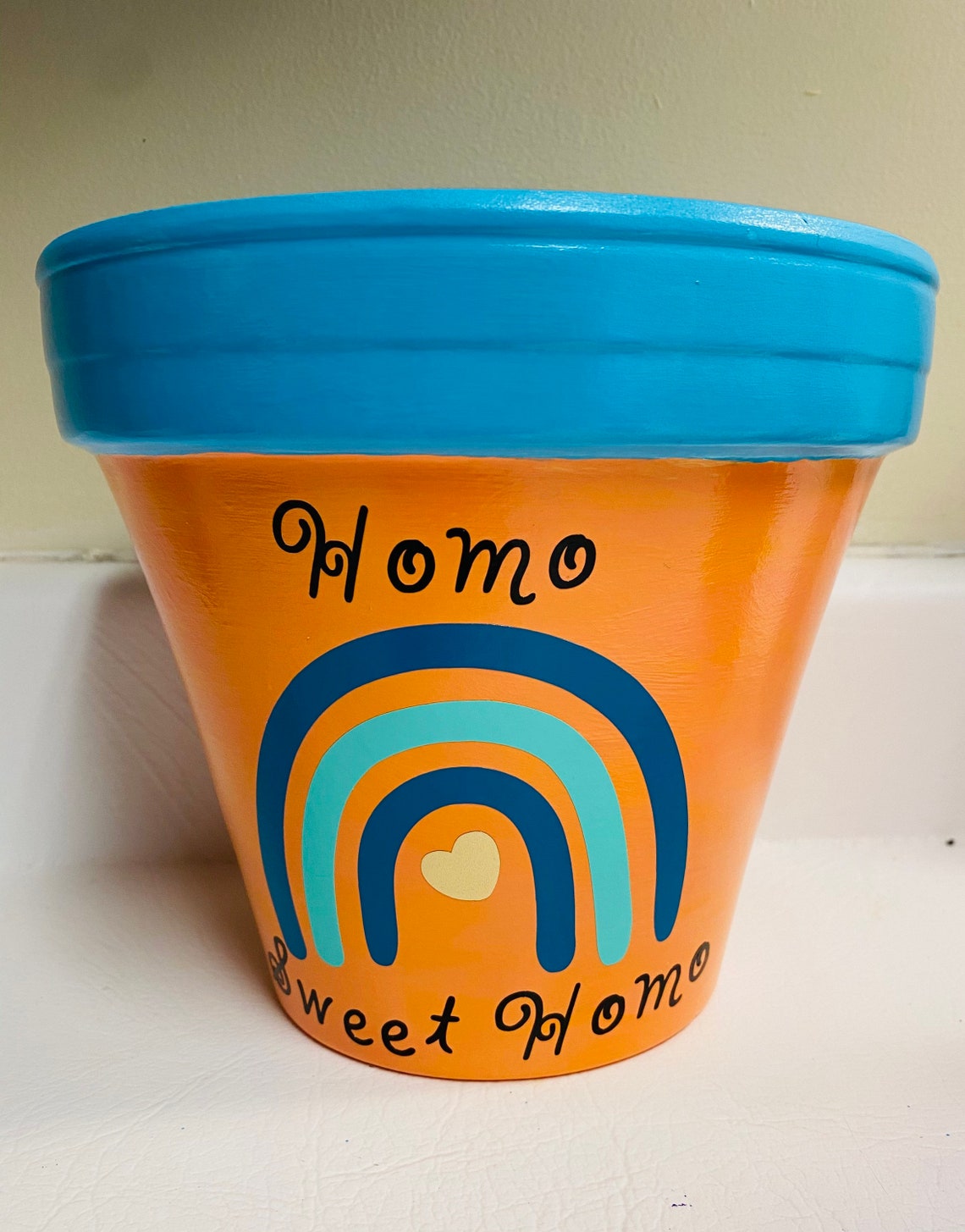 Homo Sweet Homo LGBTQA Plant Pot 8 Inch Planter With Drainage - Etsy