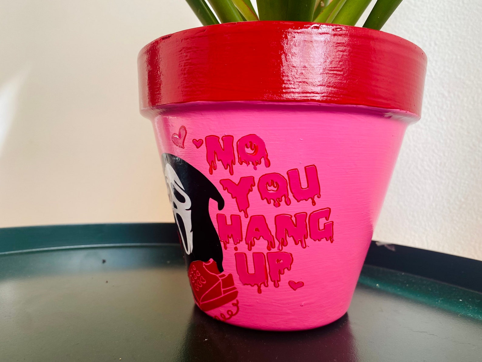Scream/scary Movie Ghostface no You Hang Up Plant Pot 6 | Etsy