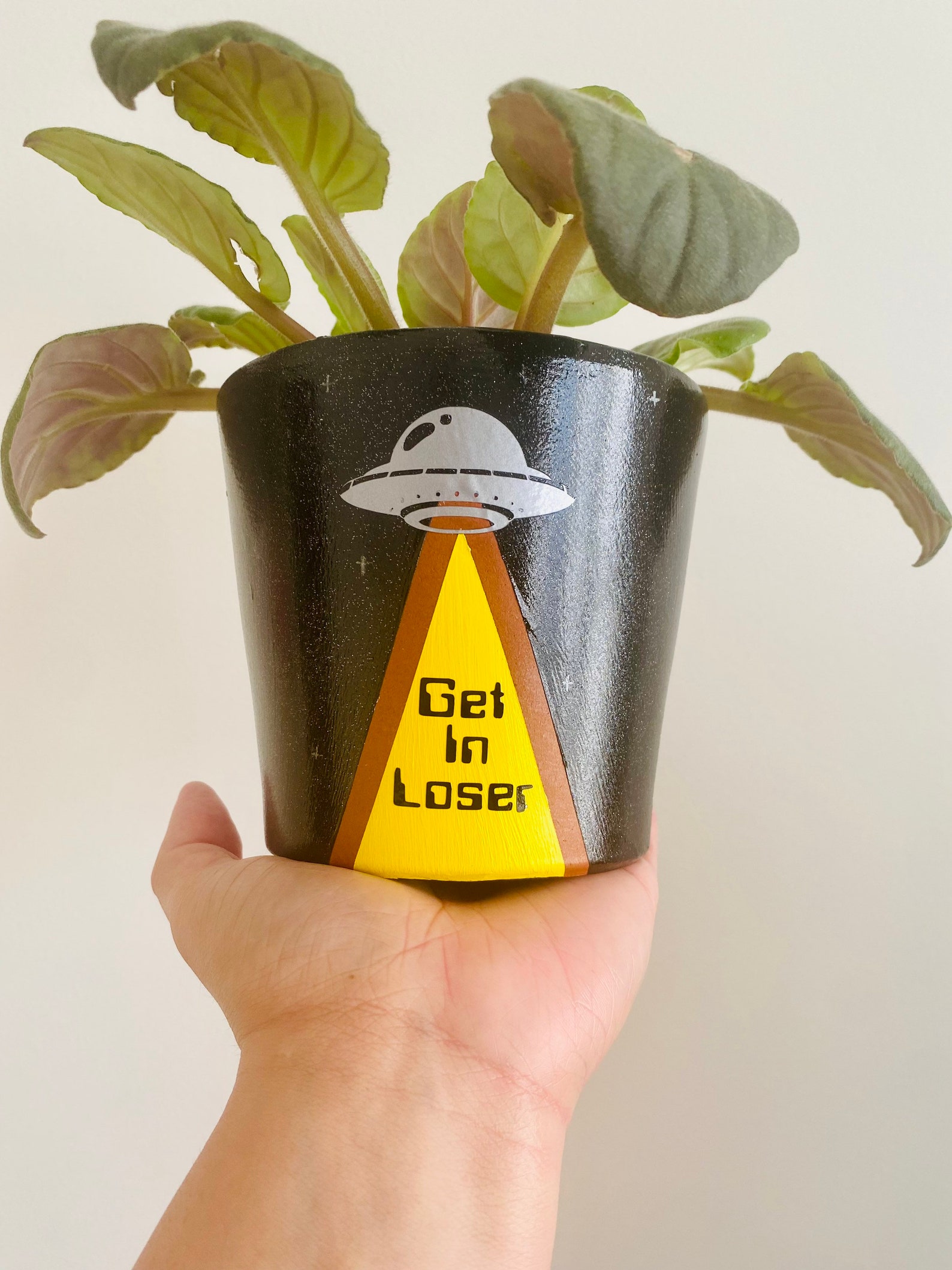 Get in Loser UFO Alien Plant Pot 4 Inch Planter With Drainage - Etsy
