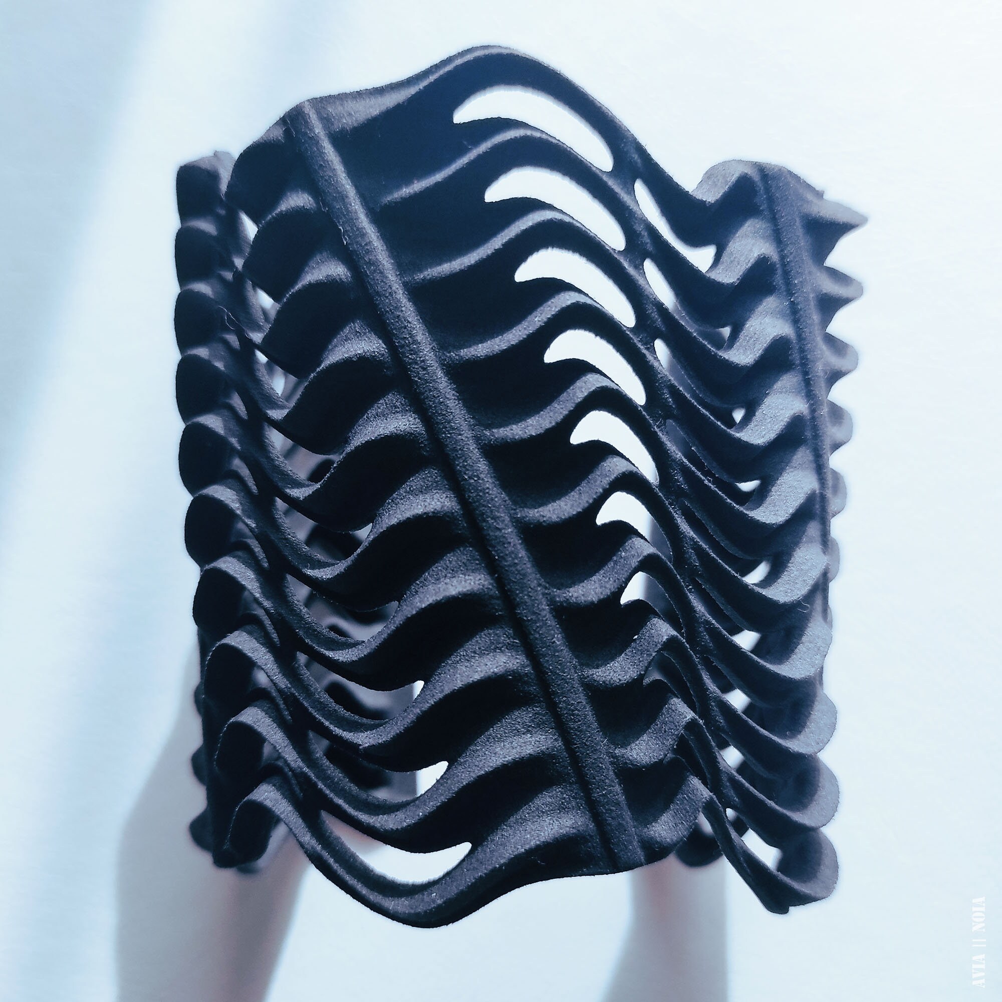 AVIA NOIA 's IYA 3d Printed Cuff Bracelet / Contemporary Jewels / 3d Printed Bracelet - Etsy