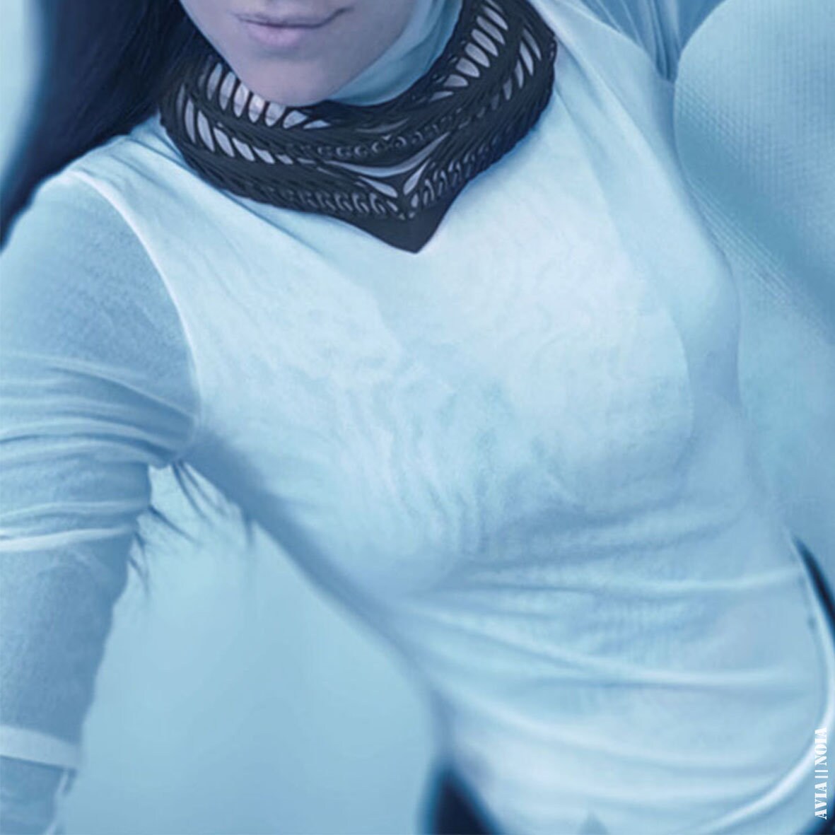 Avianoia's 3d Printed MJF Backbone Choker / Wearable Object ...