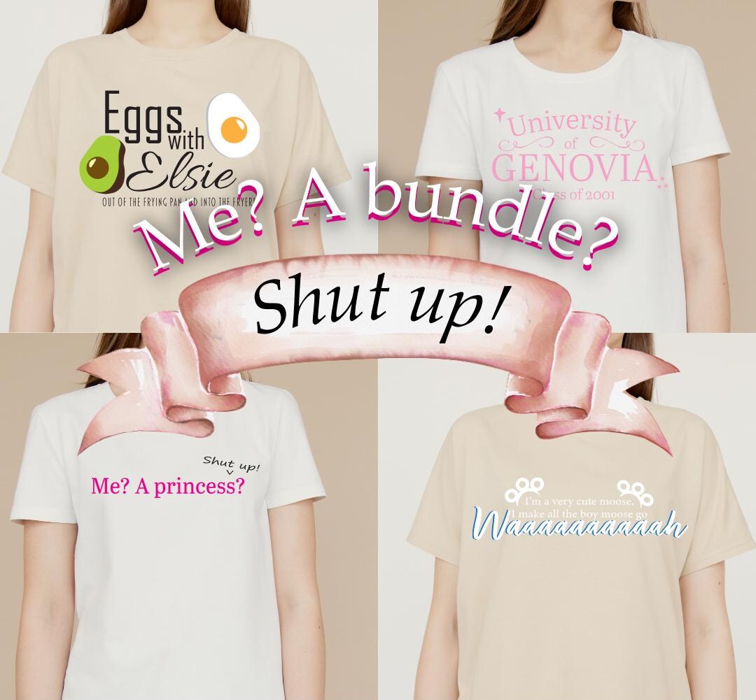 Me? A Bundle? Shut Up! | Princess Themed SVG File Bundle | 4 SVGS in ...