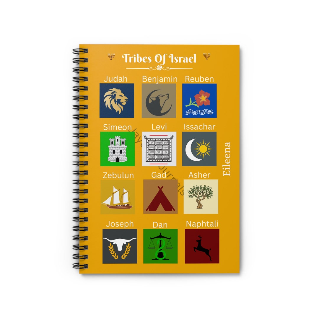 12 Tribes of Israel, Custom Notebook, APTTMH, Yahuah, Yahweh, Yahshua ...