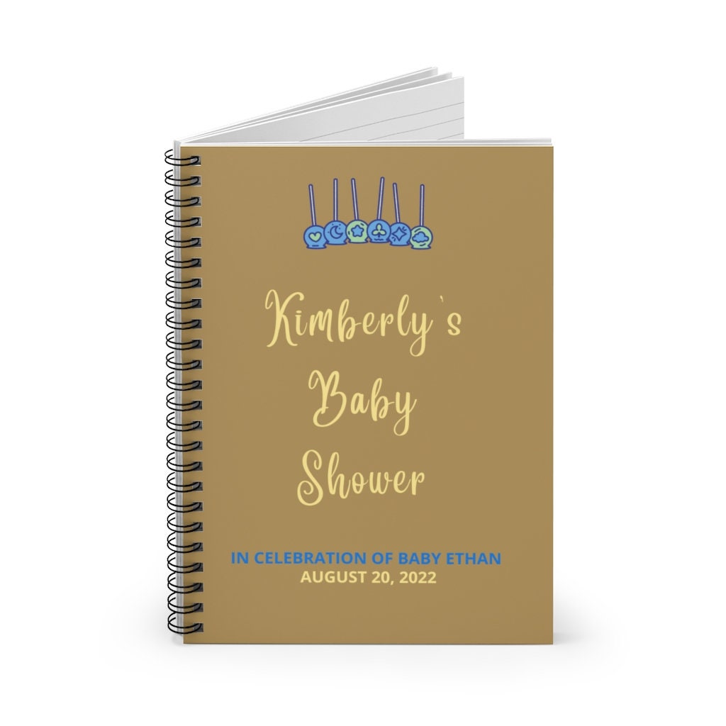 Baby Shower Book, Baby Shower Notebook, Baby Shower Journal, Baby ...