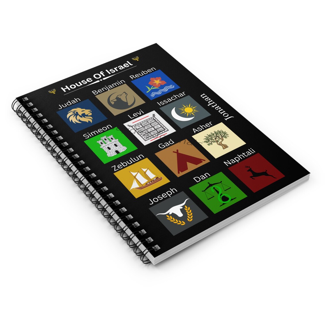 12 Tribes of Israel, Custom Notebook, APTTMH, Yahuah, Yahweh, Yahshua ...