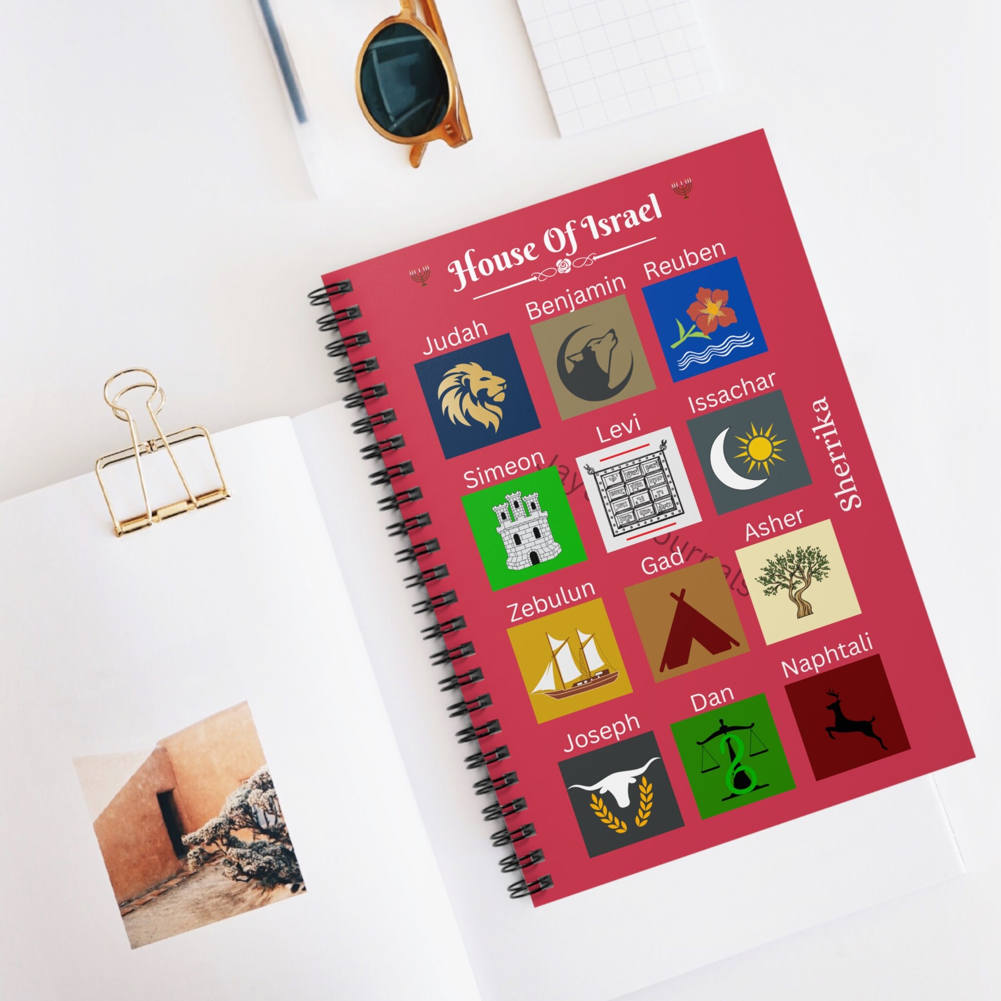 12 Tribes of Israel, Custom Notebook, APTTMH, Yahuah, Yahweh, Yahshua ...