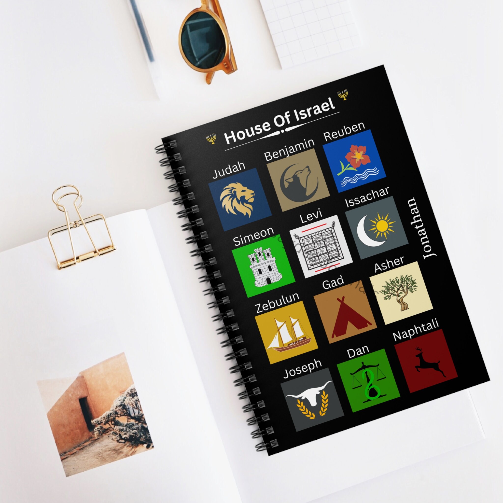 12 Tribes of Israel, Custom Notebook, APTTMH, Yahuah, Yahweh, Yahshua ...