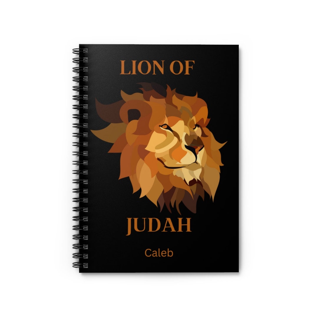 Lion of Judah, Custom Notebook for Men, Messiah Journal, APTTMH, Yahuah ...