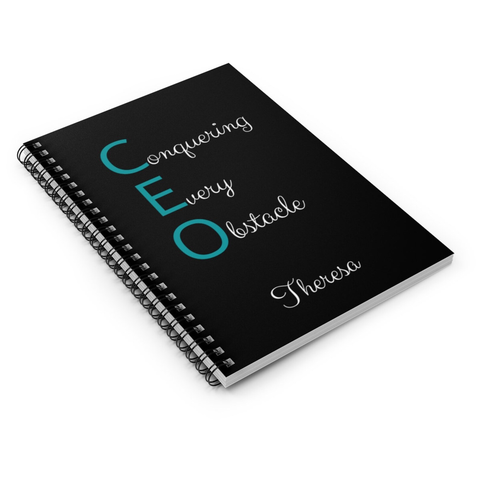 CEO Journal, Custom Name Spiral Notebook, Personalized Notebook for ...
