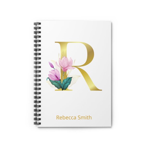 Custom Monogram Journal Journal Personalized With Name & - Etsy