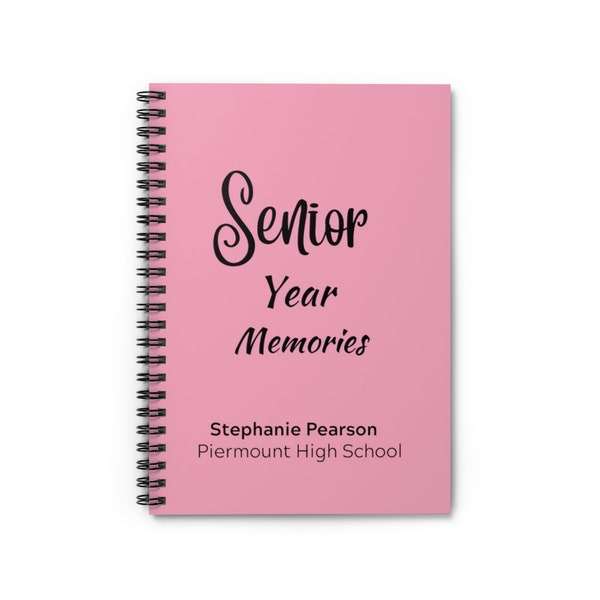 Senior Year Journal - Etsy