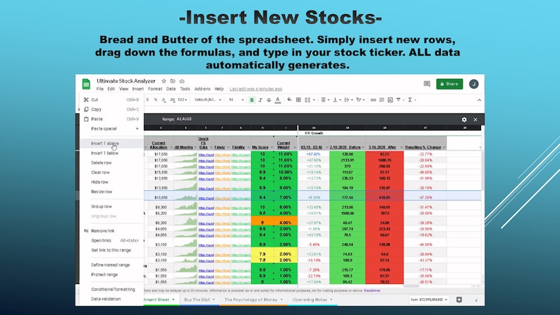 Ultimate Stock Analyzer - Etsy