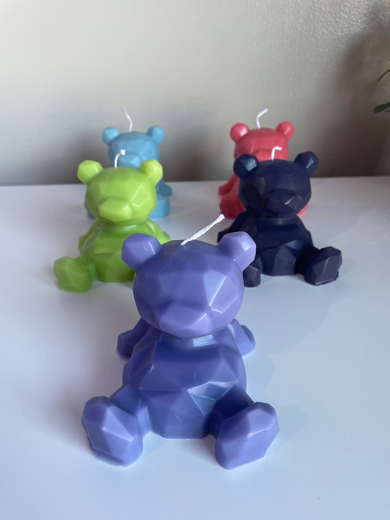 Happy Teddy Bear Soy Wax Candle - Etsy