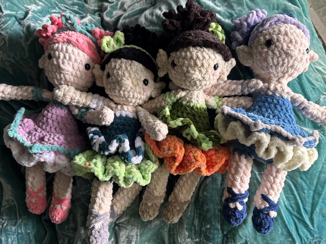 Handmade Crochet Amigurumi Fairies - Etsy