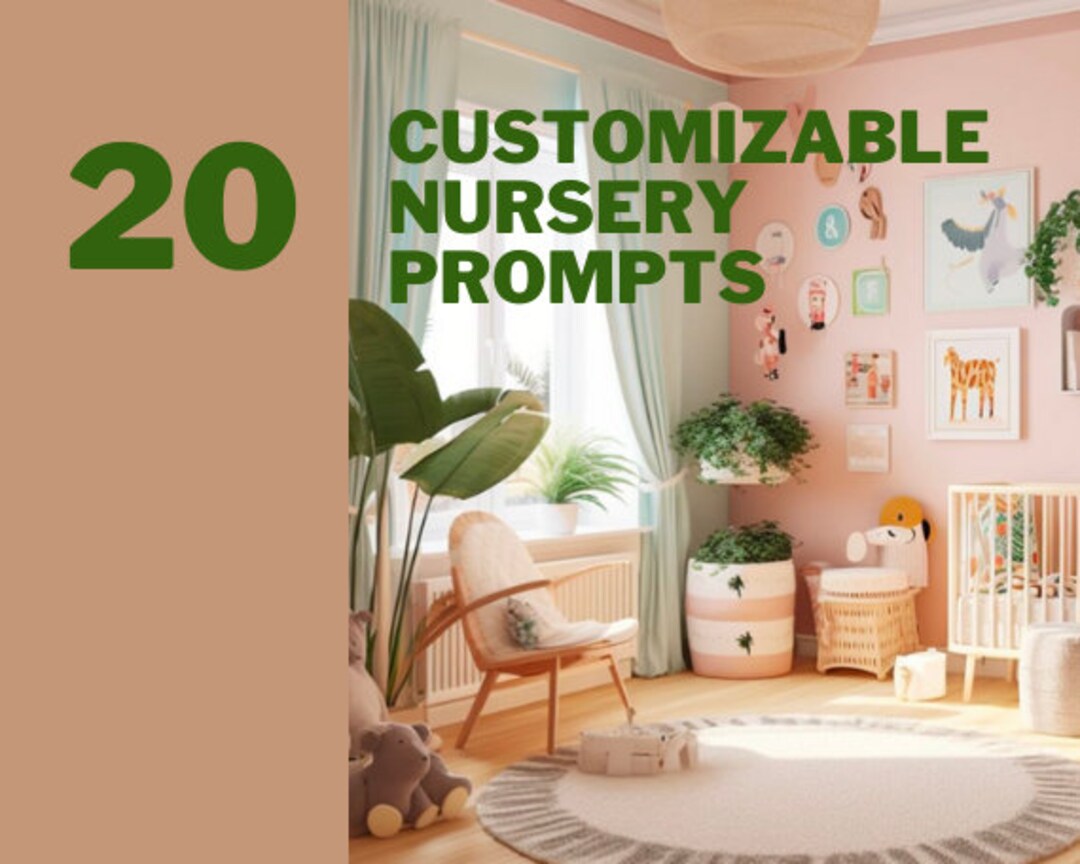 Midjourney Prompt Interior Design Nursery Room Ideas Mom - Etsy Canada