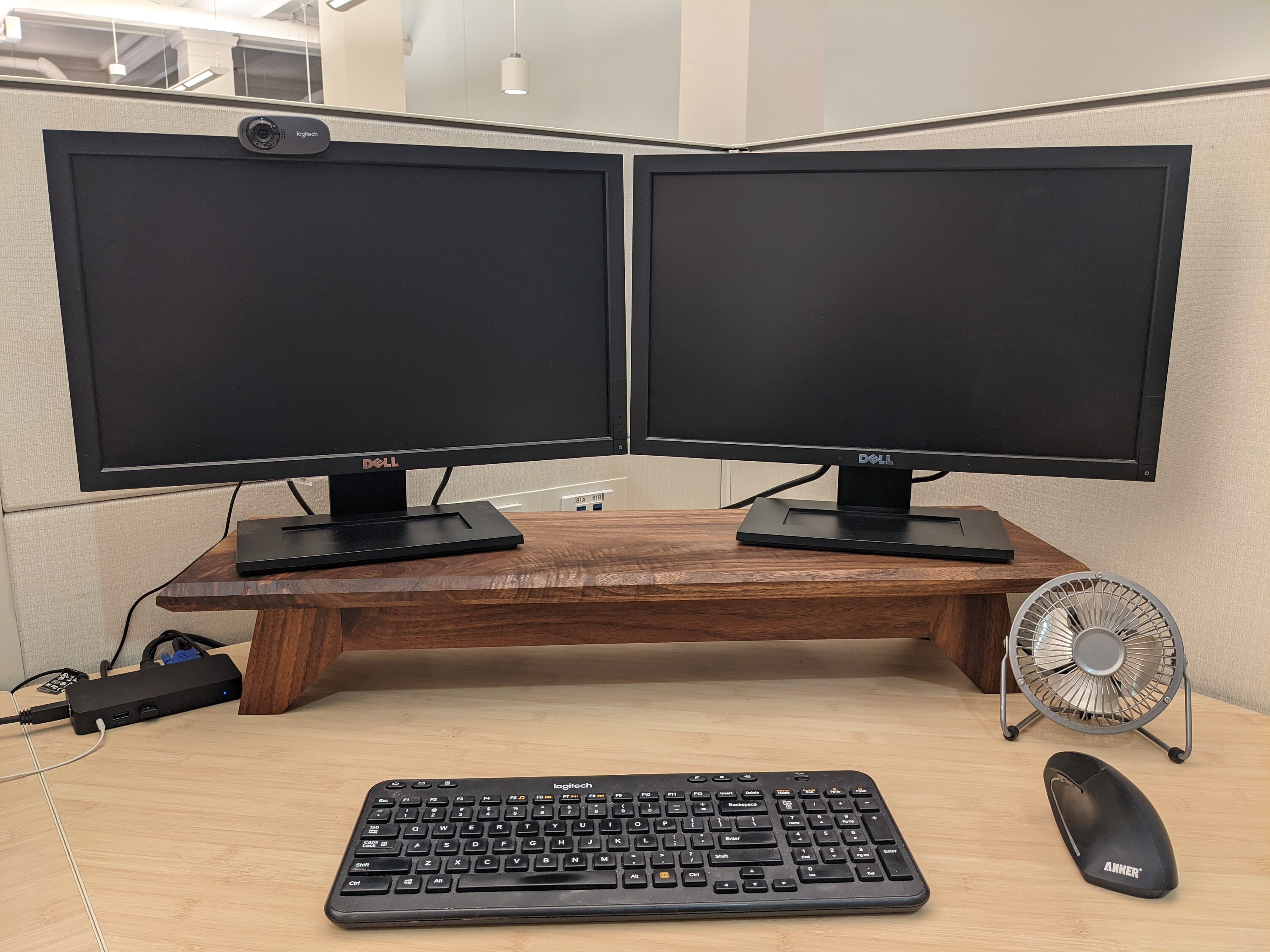 Solid Walnut Monitor Stand - Etsy