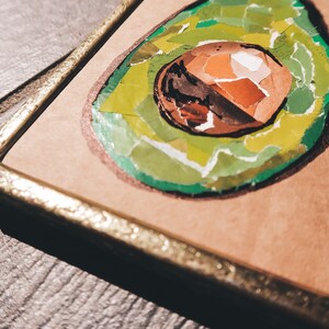 Original Framed Avocado Collage Artwork Made With Recycled Materials - Etsy