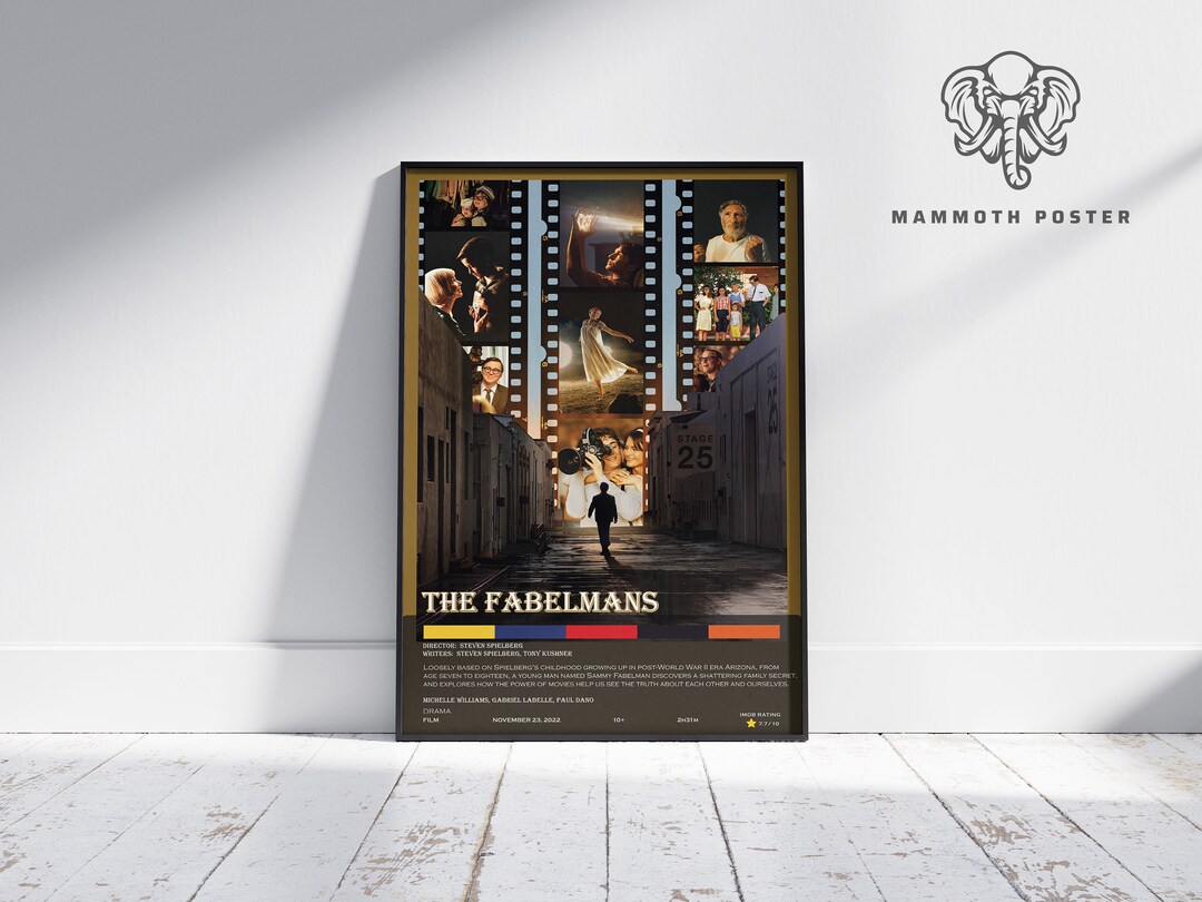 The Fabelmans | Steven Spielberg | Minimalist Movie Poster | Vintage ...