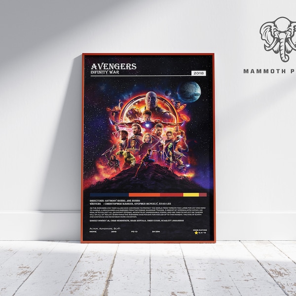 Infinity War Poster - Etsy